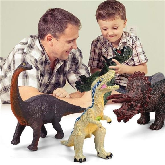Toys | 6 Piece Jumbo Dinosaur Toys For Kids And Toddlers 1317 Inches ...